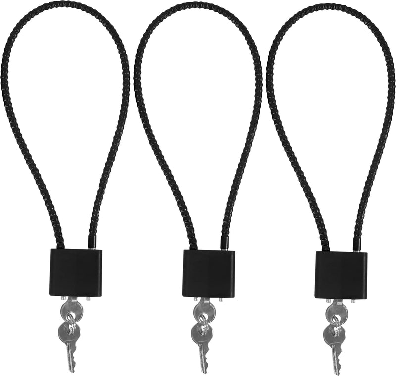 Keyed 15" Cable Gun Locks | Universal Firearm Security | Heavy-Duty ...