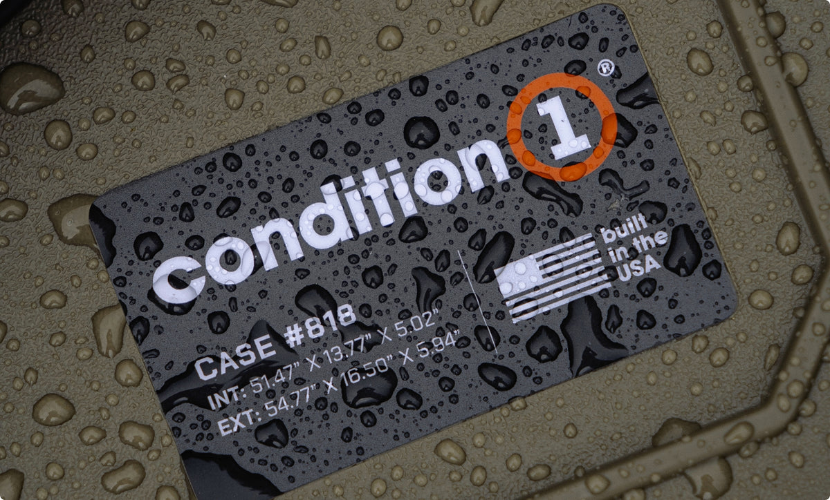 Condition 1: IP67 Waterproof Hard Cases for Gear Protection